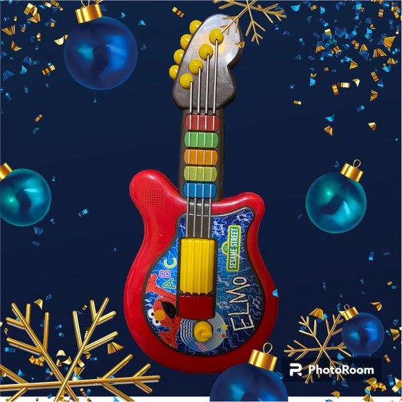 Hasbro | Toys | Sesame Street Elmo Light Up Guitar | Poshmark